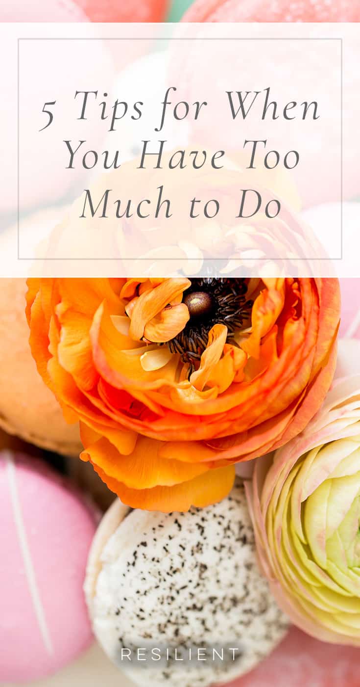 Too much to do, not enough time. This is a perpetual problem for a lot ...